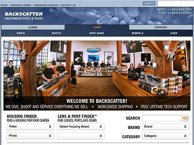 Backscatter Underwater Video & Photo - Newmediasoup